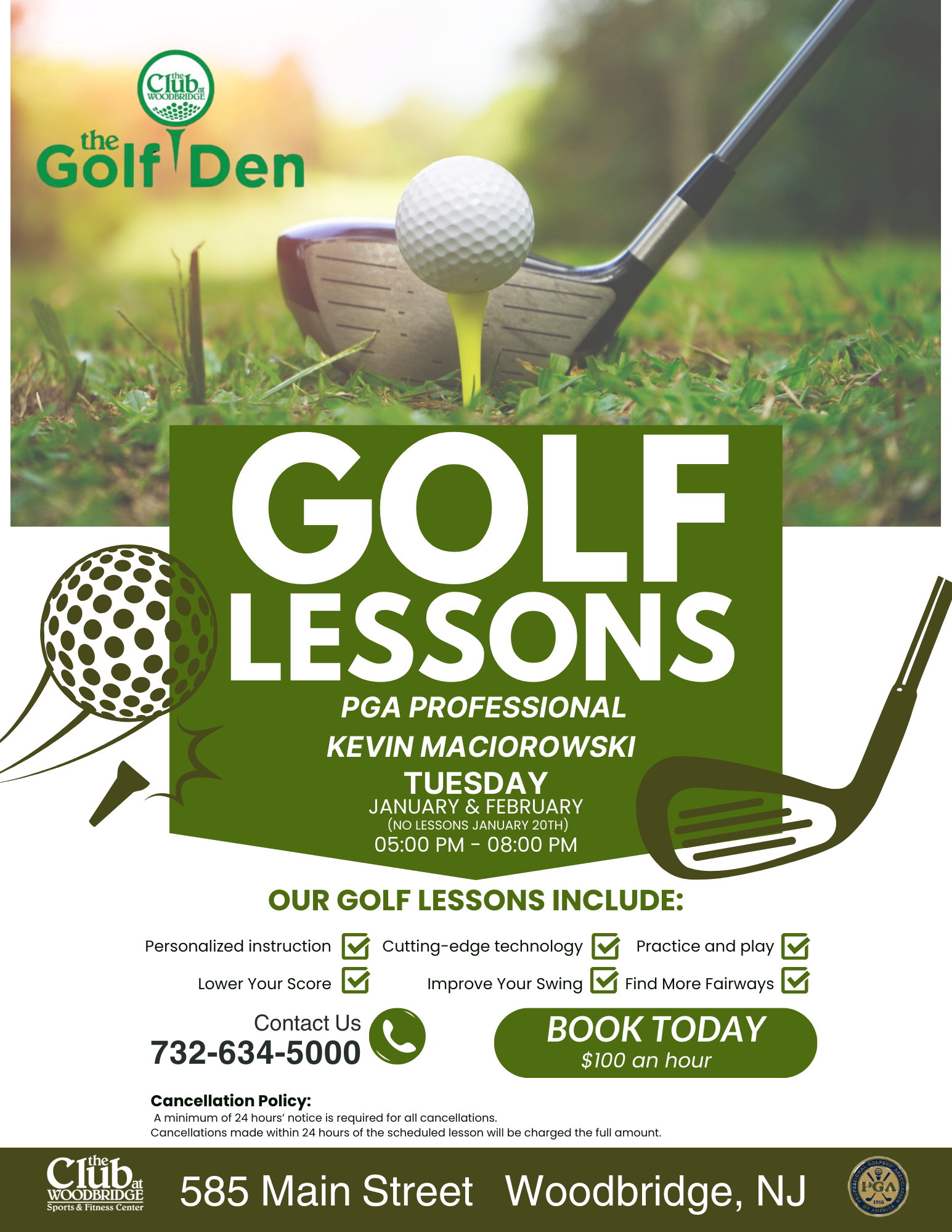 Golf Lessons by PGA Professional Kevin Maciorowski - The ClubThe Club